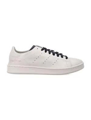 Y3 Refined Lace-up Leather Sneakers - Alumina/black