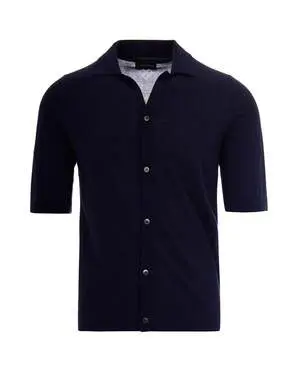 BALLANTYNE Classic Plain Shirt For - Navy