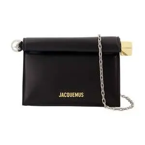 Jacquemus Mini Round Clutch Bag - Black