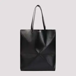 Loewe Puzzle Fold Xl Tote Handbag - Black