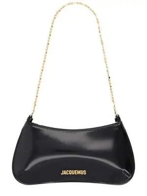 Jacquemus Leather Mini Shoulder Bag - Black