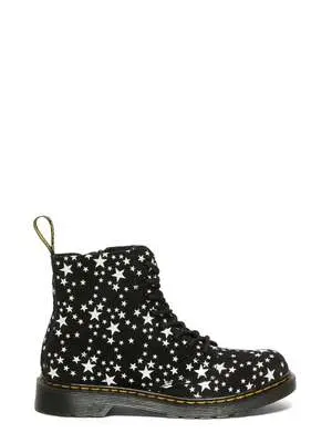 Dr. Martens Youth Lace-up Star Print Boots