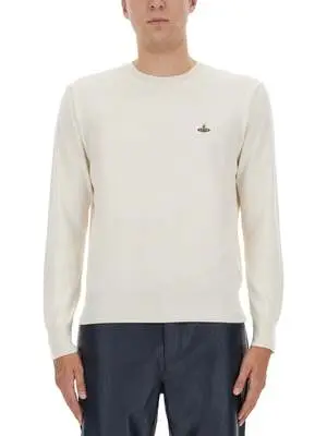 VIVIENNE WESTWOOD Classic Logo T-shirt - Ivory