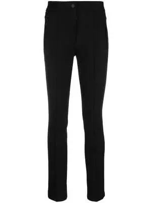 Moncler Slim-leg Technical Jersey Trousers - Black