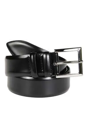 Orciani Classic Leather Belt - Nero