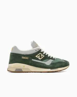 NEW BALANCE 1500 Suede And Mesh Sneakers - Verde