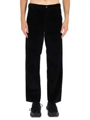 Moncler Essential Cotton Trousers Fw25 - Black