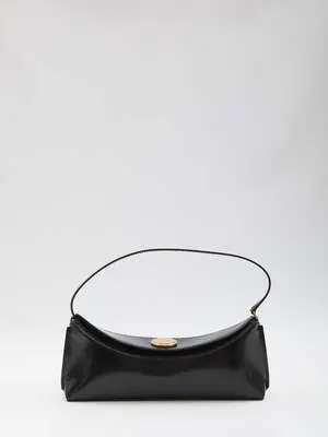 Jacquemus Le Calisso Shoulder Bag With Engraved Snap Button In Leather