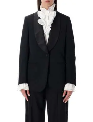 Ralph Lauren Sutton Grain De Poudre Tuxedo Jacket - Black