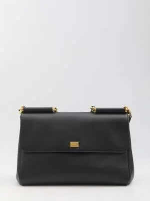 Dolce & Gabbana Maxi My Sicily Handbag In Plongé Calfskin