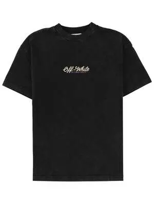 Off-White Cotton T-shirt - Black