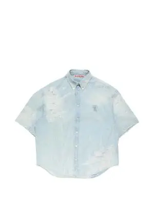 Acne Studios Mini Shirt For Ss26 Collection - Lightblue