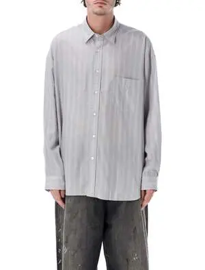 Acne Studios Relaxed Fit Button-up Shirt Size - Grey Multi