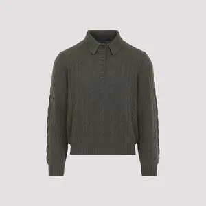Ralph Lauren Cashmere Cable Knit Polo