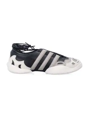 Y3 Regu Jane" Leather Sneakers With 3-stripes Design - Black