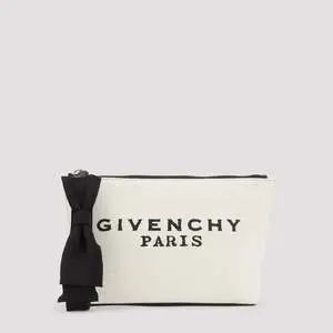 Givenchy Mini Logo Pouch Handbag - Beigeblack