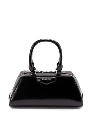 Givenchy Mini Elegant Leather Bag With Articulated Handles 11 Cm Height, 24 Cm Length - Nero