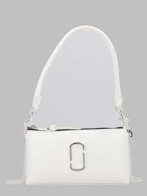 Marc Jacobs MARC JACOBS Mini Leather Shoulder Bag White