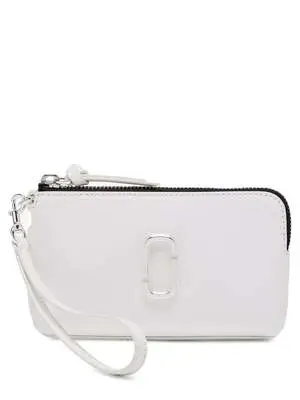 Marc Jacobs Mini Leather Wristlet Clutch - White