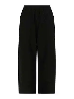 You Must Create Wide-leg Pull-on Trousers - Green