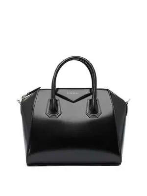 Givenchy Antigona Small Bag In Box Leather - Black
