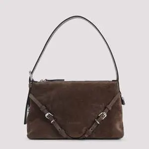 Givenchy Voyou Mini Leather Shoulder Bag - Brown