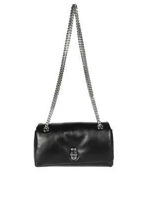 Marc Jacobs Chic Mini Handbag With Chain Detail - Nero