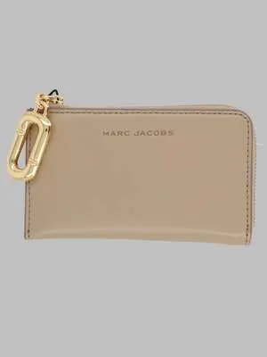 Marc Jacobs Mini Luxe Leather Wallet - Grey
