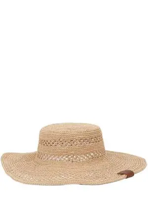 Ruslan Baginskiy Wide Brim Straw Sun Hat - Beige