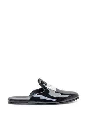 Givenchy Elegant Patent Leather Sabot Flats