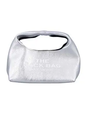 Marc Jacobs Chic Mini Sack Handbag 13cm Height - Silver