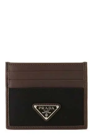 Prada Mini Card Holder For Modern - Nero