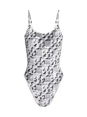 Tory Burch Gemini Link One-piece Swimsuit - White