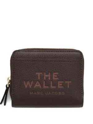 Marc Jacobs Snap Closure Mini Wallet With Card Slots And Coin Purse W 11 X H 9 X D 3 Cm - Brown
