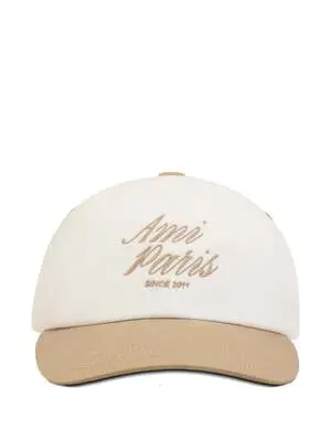AMI Paris Baseball Cap - Beigeblanc