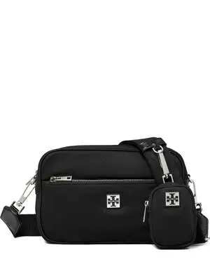 Tory Burch Mini Zip-top Handbag With Adjustable Strap - Black