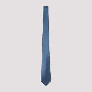 Kiton Elegant Silk Tie For - Blue