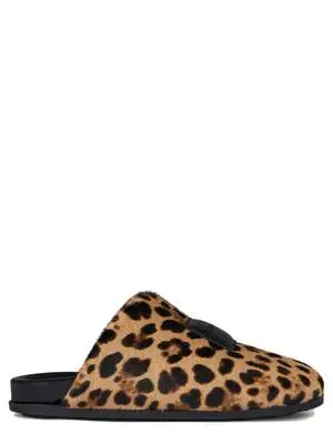 GIVENCHY GIVENCHY Asymmetrical Printed Pony-Effect Leather Sandals