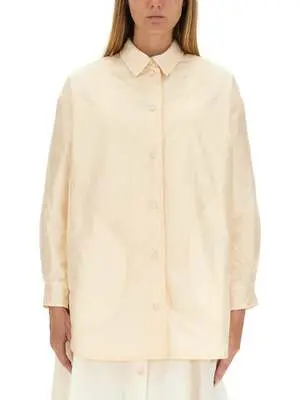 Aspesi Classic Collar Long Sleeve Shirt - Ivory