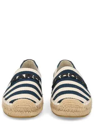 Marc Jacobs Striped Espadrille Slip-on Sneakers