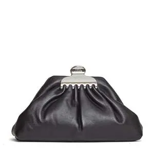 Marc Jacobs Small Claw Clip Clutch Bag - Nero