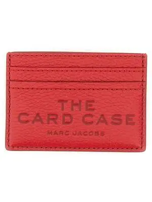 Marc Jacobs Mini Card Holder With Logo 7 Cm X 10 Cm - Red