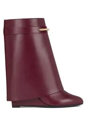 Givenchy GIVENCHY Metal Pinch Wedge Heels 9cm Rosso