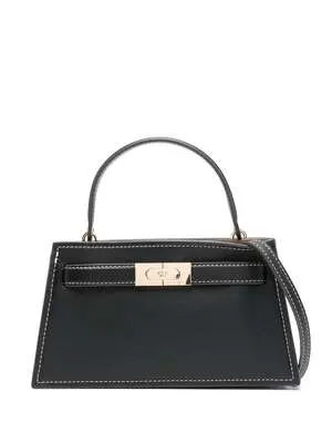 Tory Burch Mini Lee Radziwill Top Handle Bag - Black