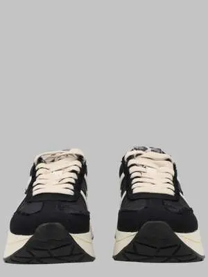 Premiata Lace Up Sneakers - Black