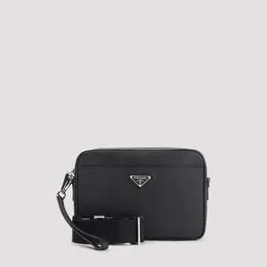 Prada Saffiano Leather Mini Bandolier Handbag
