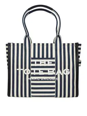 Marc Jacobs Stripe Canvas Large Tote Bag - Blu