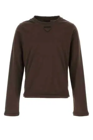 Prada Cotton T-shirt - Brown