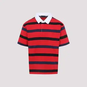 Prada Short-sleeved Cotton Polo Shirt