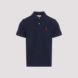 AMI Paris De Coeur Polo Shirt - Blue